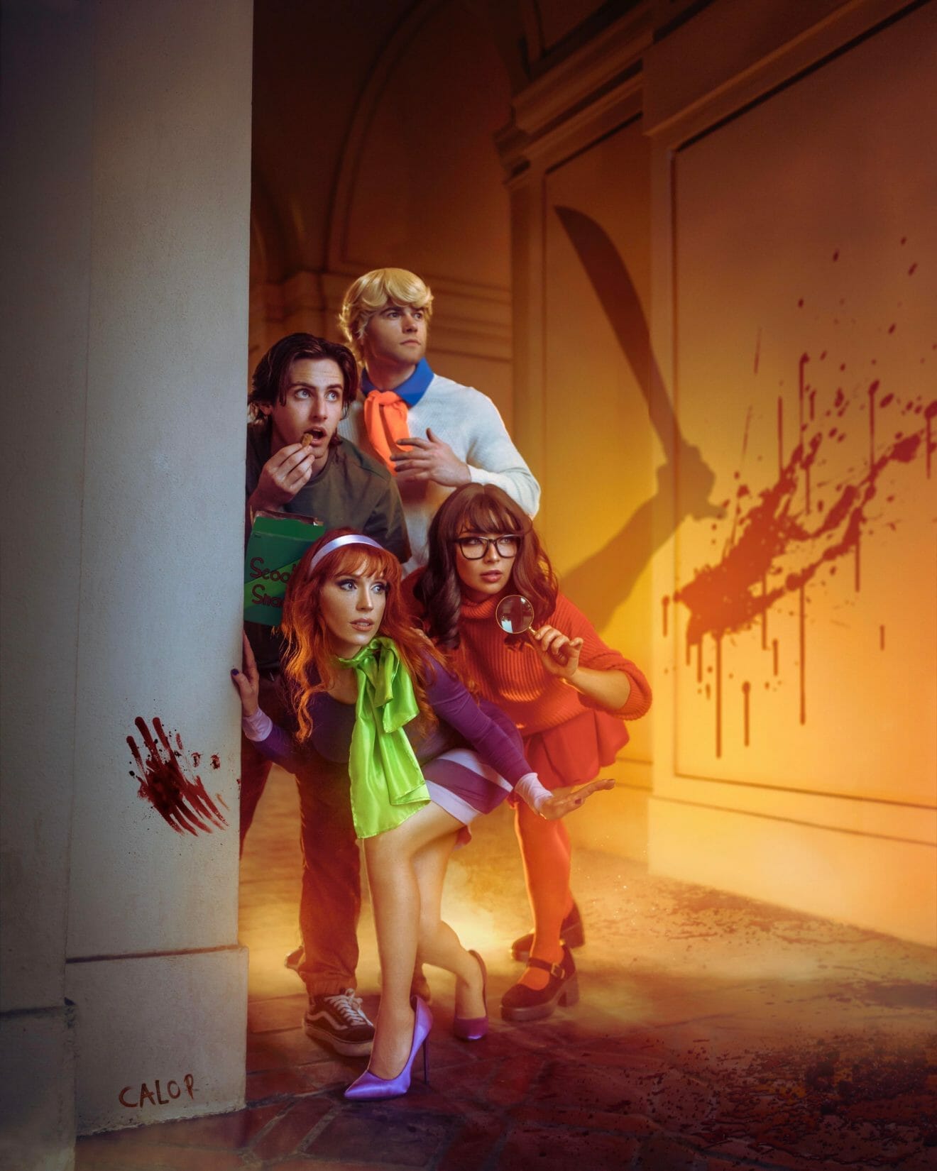 The gang's all here: Scooby-Doo cosplay