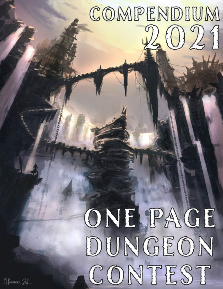The 2021 One Page Dungeon Contest winners announced