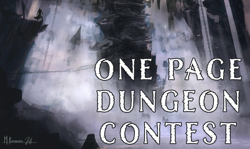 The 2021 One Page Dungeon Contest winners announced