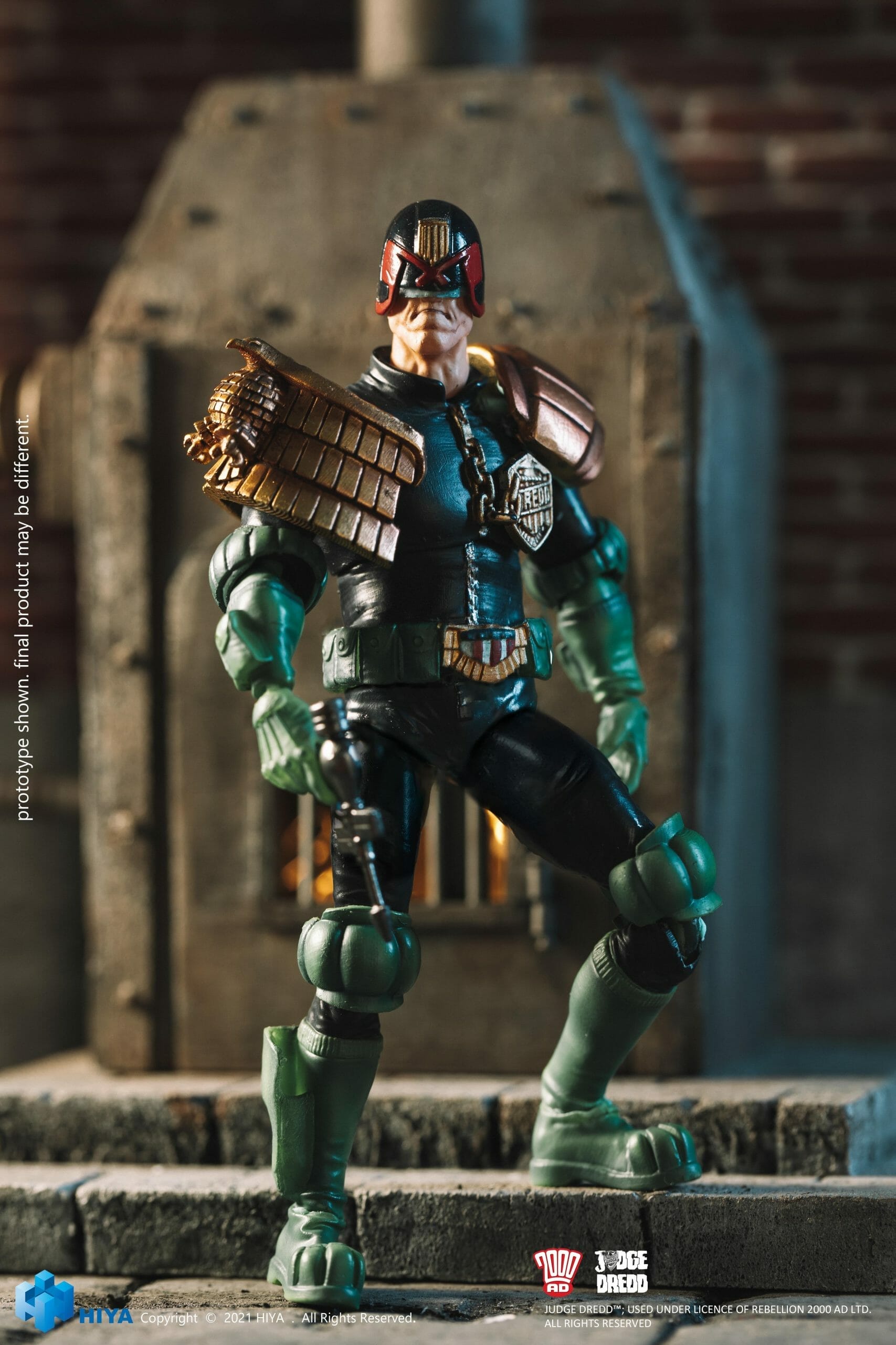45th Judge Dredd anniversary model range from HIYA Toys