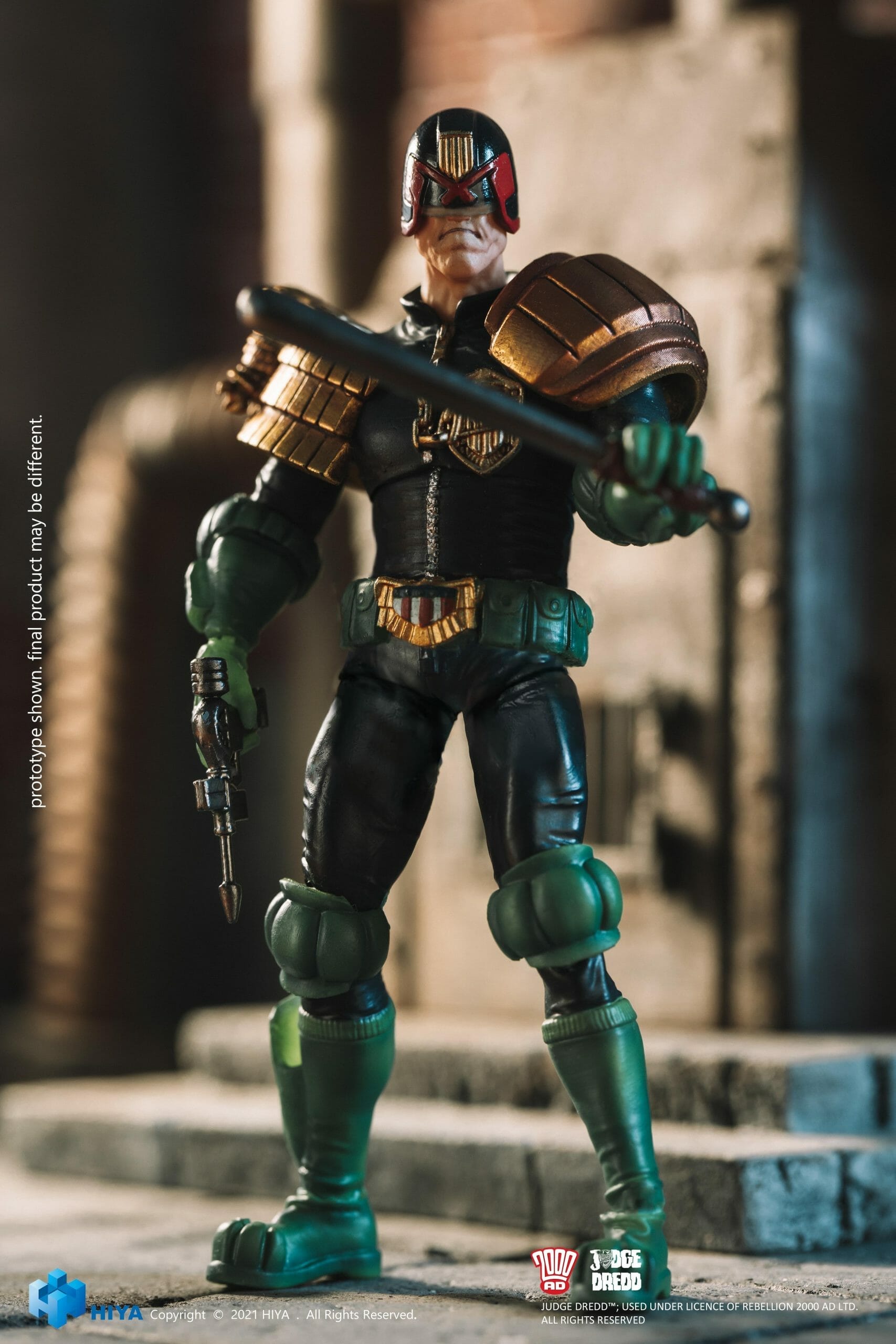 45th Judge Dredd anniversary model range from HIYA Toys