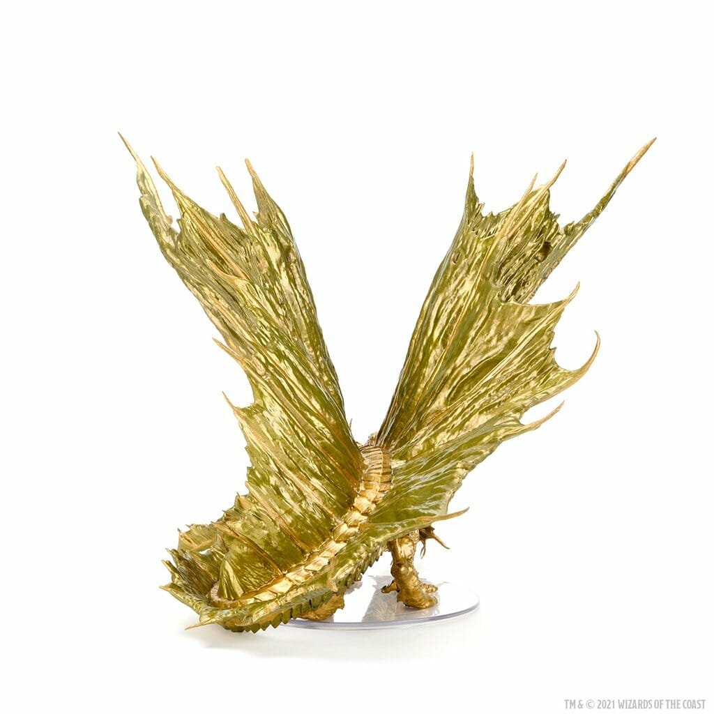 WizKids' regal D&D adult gold dragon premium figure goes on pre-order
