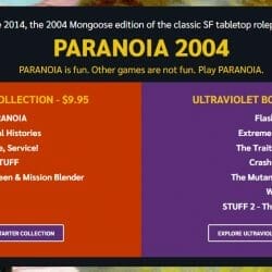 Praise the kind Computer! Two Paranoia bundles return