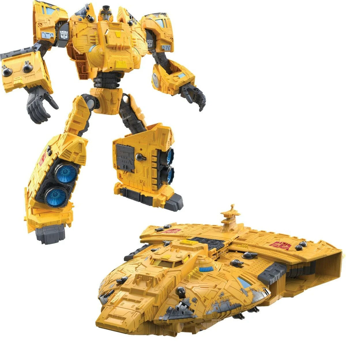 The giant Transformers War for Cybertron Kingdom Titan Autobot Ark is a ...