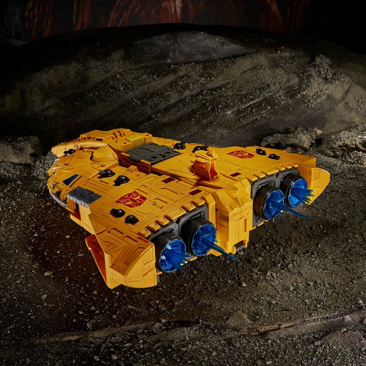 The giant Transformers War for Cybertron Kingdom Titan Autobot Ark is a ...