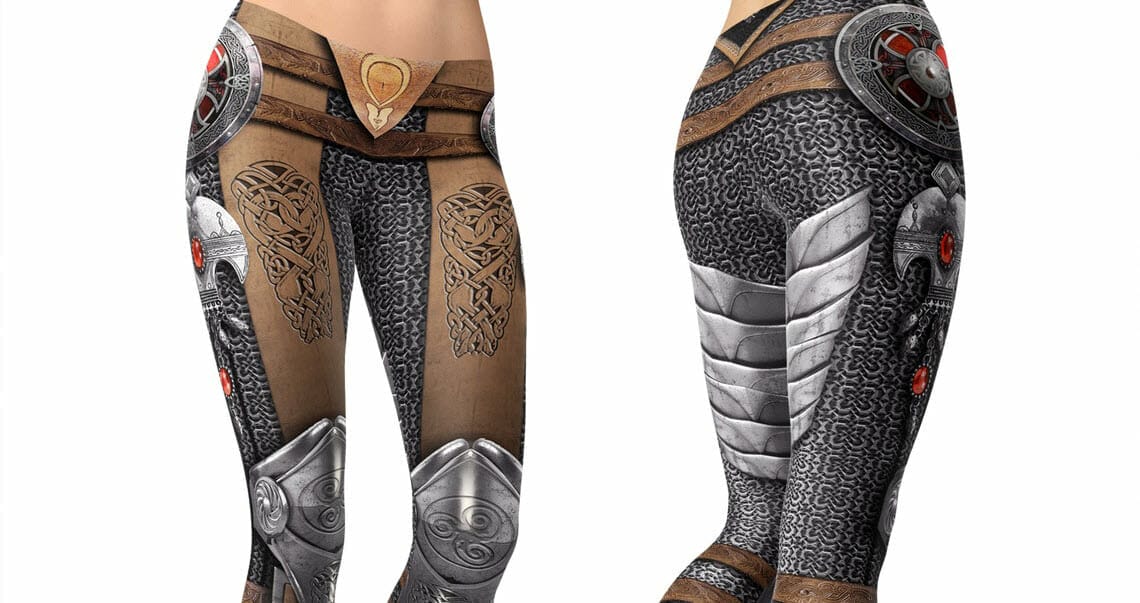 Viking your legs with these fantasy designs