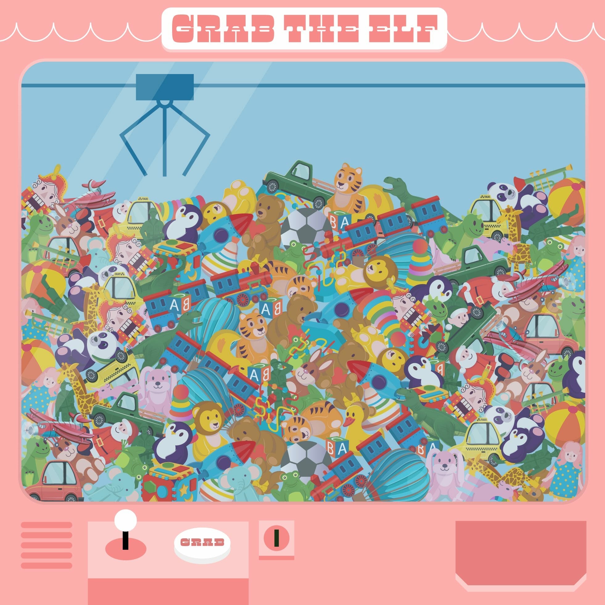 Play the "Grab the Elf" game - if you can find the elf