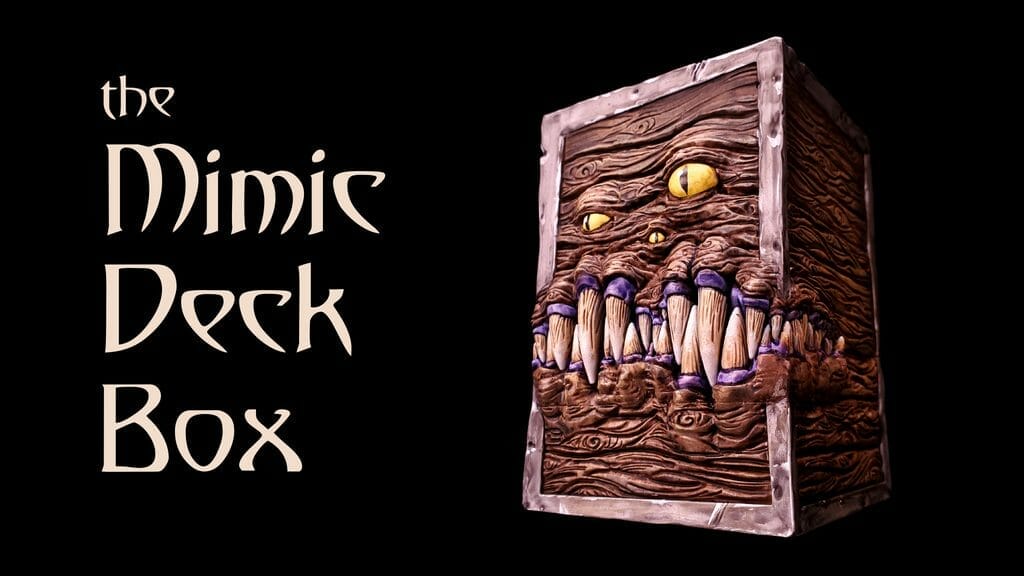 Only 100 of these Mimic deck boxes will be painted