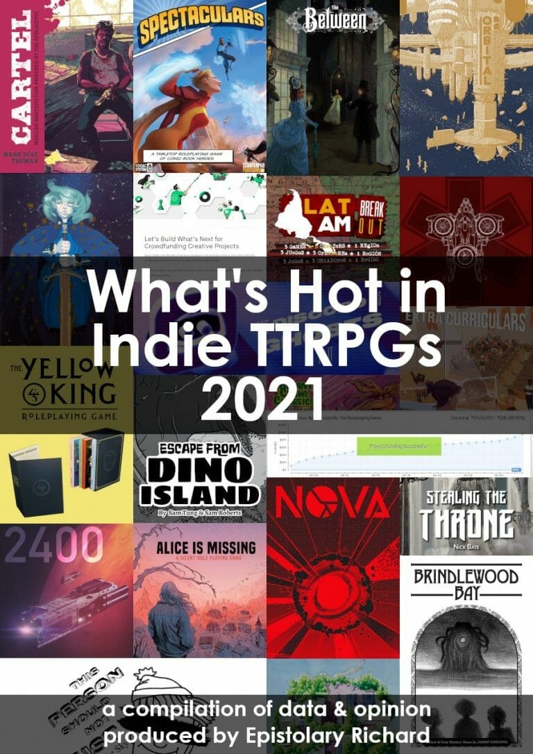What's Hot in Indie TTRPGs analysis evolves for 2021