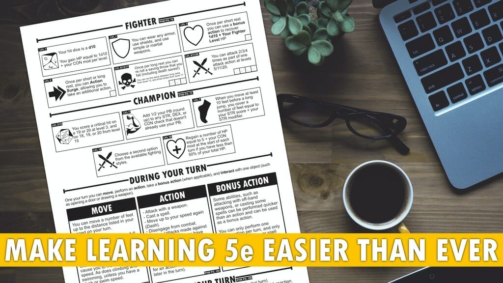 5 tips on remembering D&D rules: Class Cheat Sheets Kickstarter shows many people need refreshers