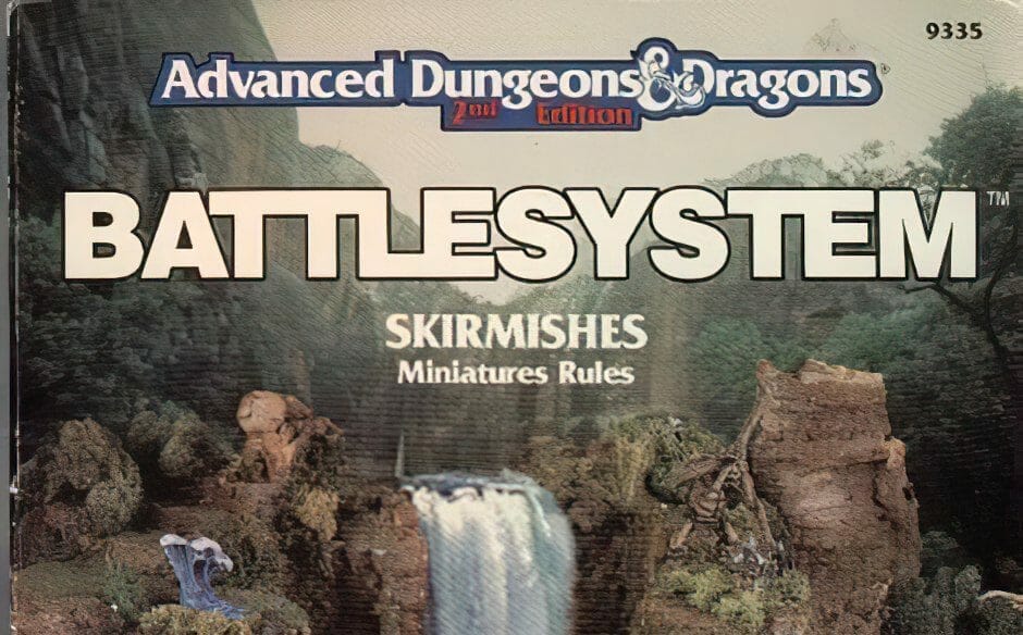 Battlesystem Skirmishes: WotC re-release their AD&D 2e skirmish rules