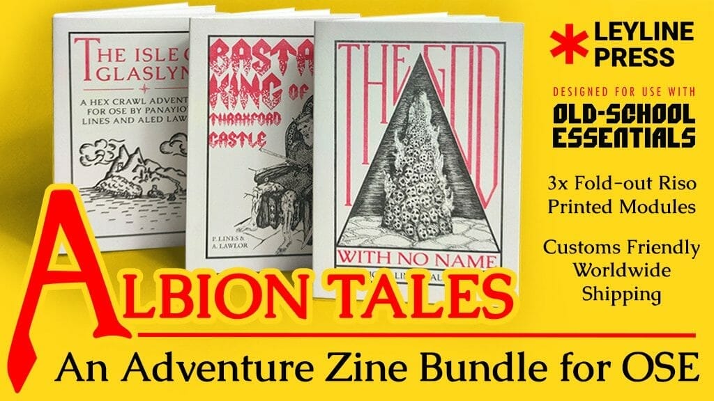 Older than old school: Leyline Press takes British mythology to OSE