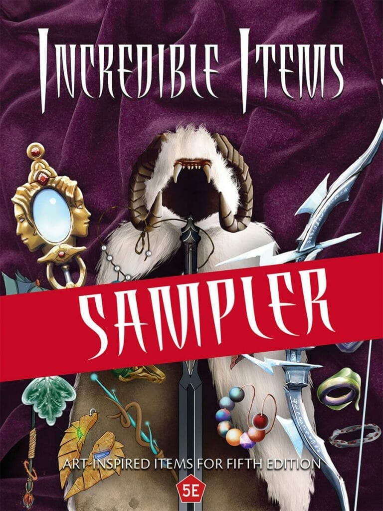Free to Download: Incredible Items (5e) from Indie Games Cooperative