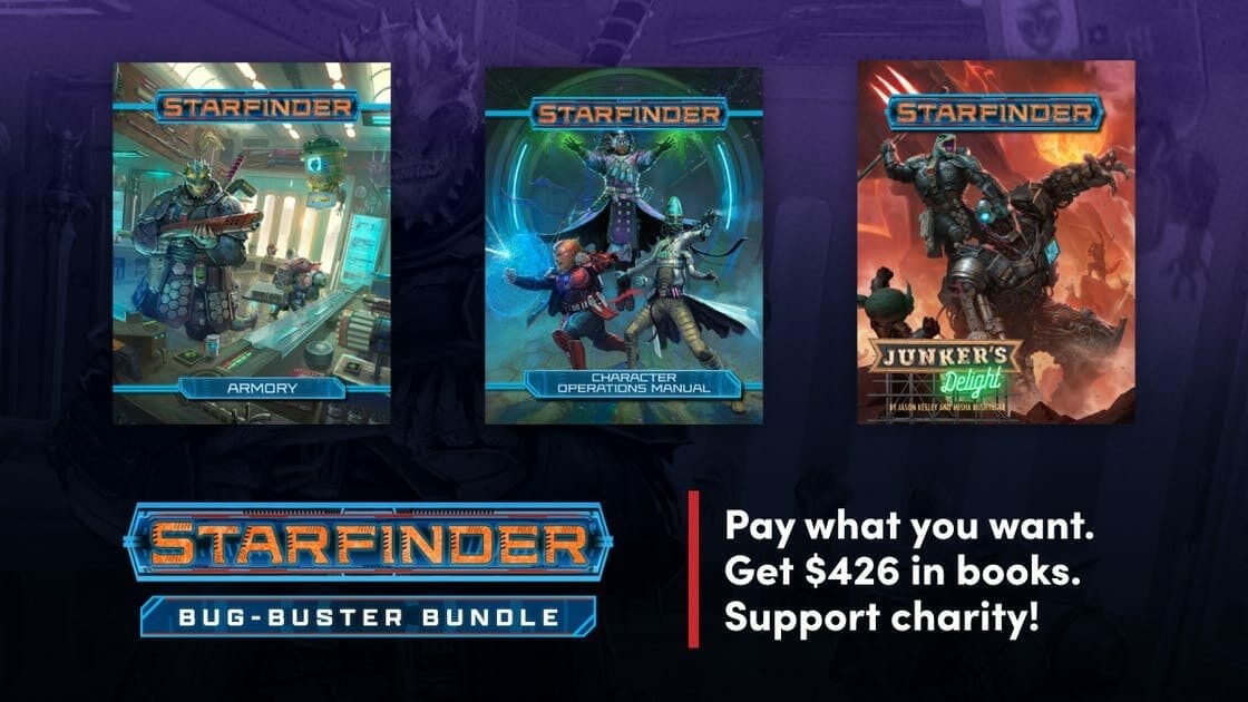 Starfinder, the SF RPG, gets a bug-buster bundle