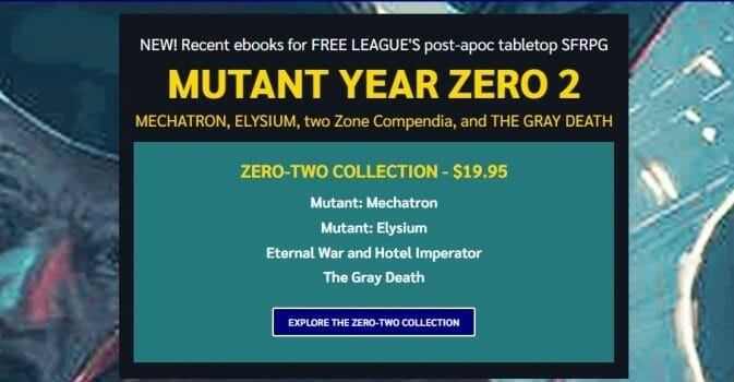 Two Mutant Year Zero bundles are on offer, and weirdly, 2x0 isn't zero