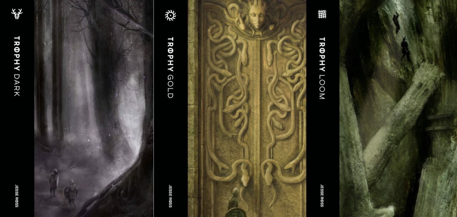 Trophy Dark, Trophy Gold and Trophy Loom all hit DriveThruRPG