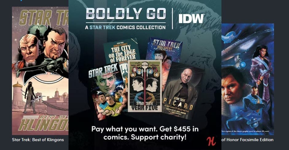 Star Trek: Boldly go bundle offers up a galaxy of comics to explore