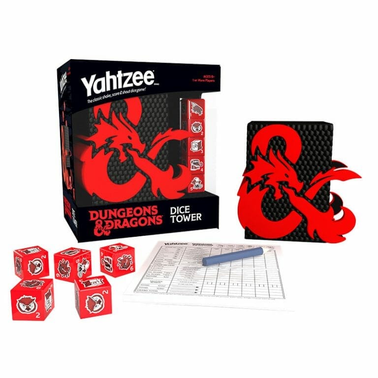 D&D releases an official Yahtzee dice set and game