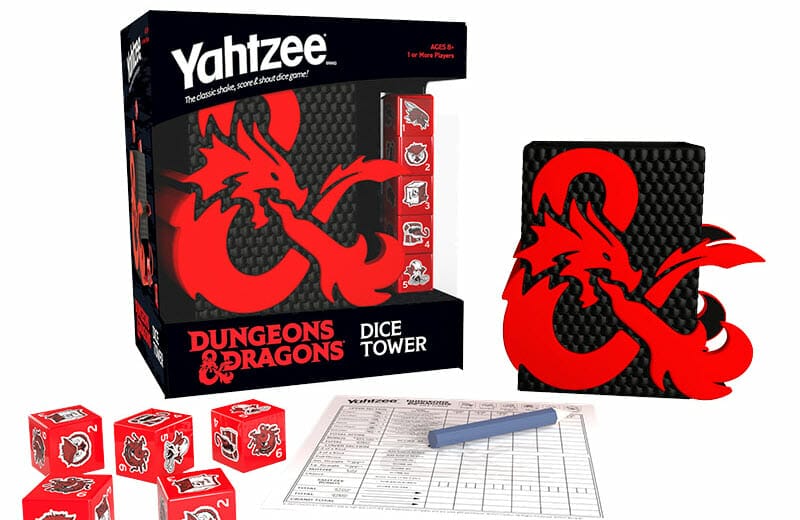 D&D releases an official Yahtzee dice set and game