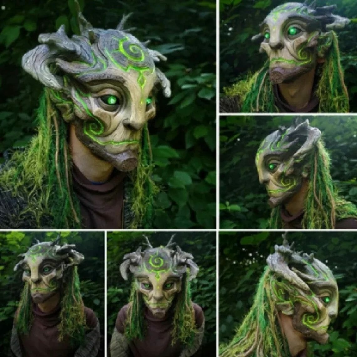 12 Masks of Halloween: #5 Forest spirit mask
