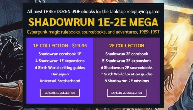Three dozen Shadowrun RPG downloads in the new mega-bundle