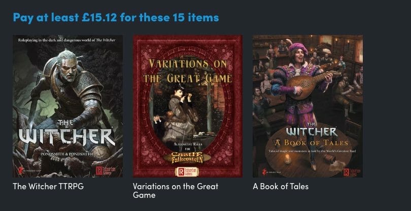Tempted by darkness? The Witcher TTRPG is now a Humble bundle offer