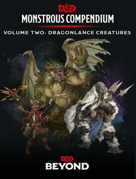 Free to Download: Monstrous Compendium Volume Two: Dragonlance Monsters
