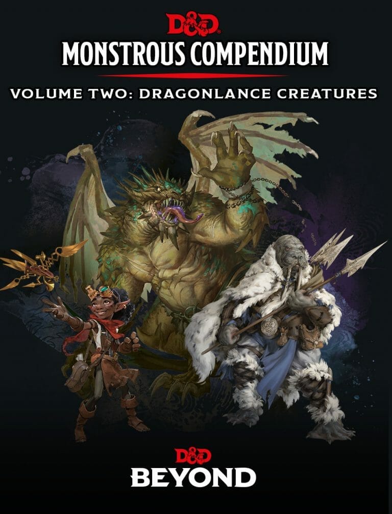 Free to Download: Monstrous Compendium Volume Two: Dragonlance Monsters