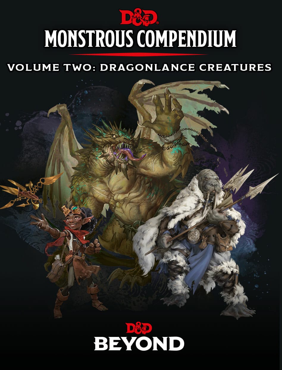 Free to Download: Monstrous Compendium Volume Two: Dragonlance Monsters