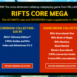 Mega damage without mega bucks: Rifts Core Mega bundle