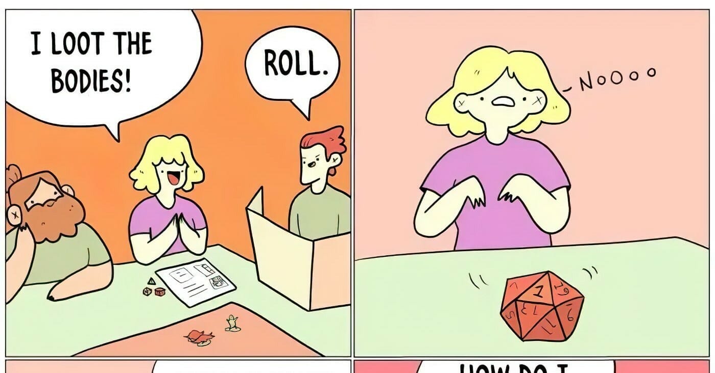 Comic: I loot the bodies!