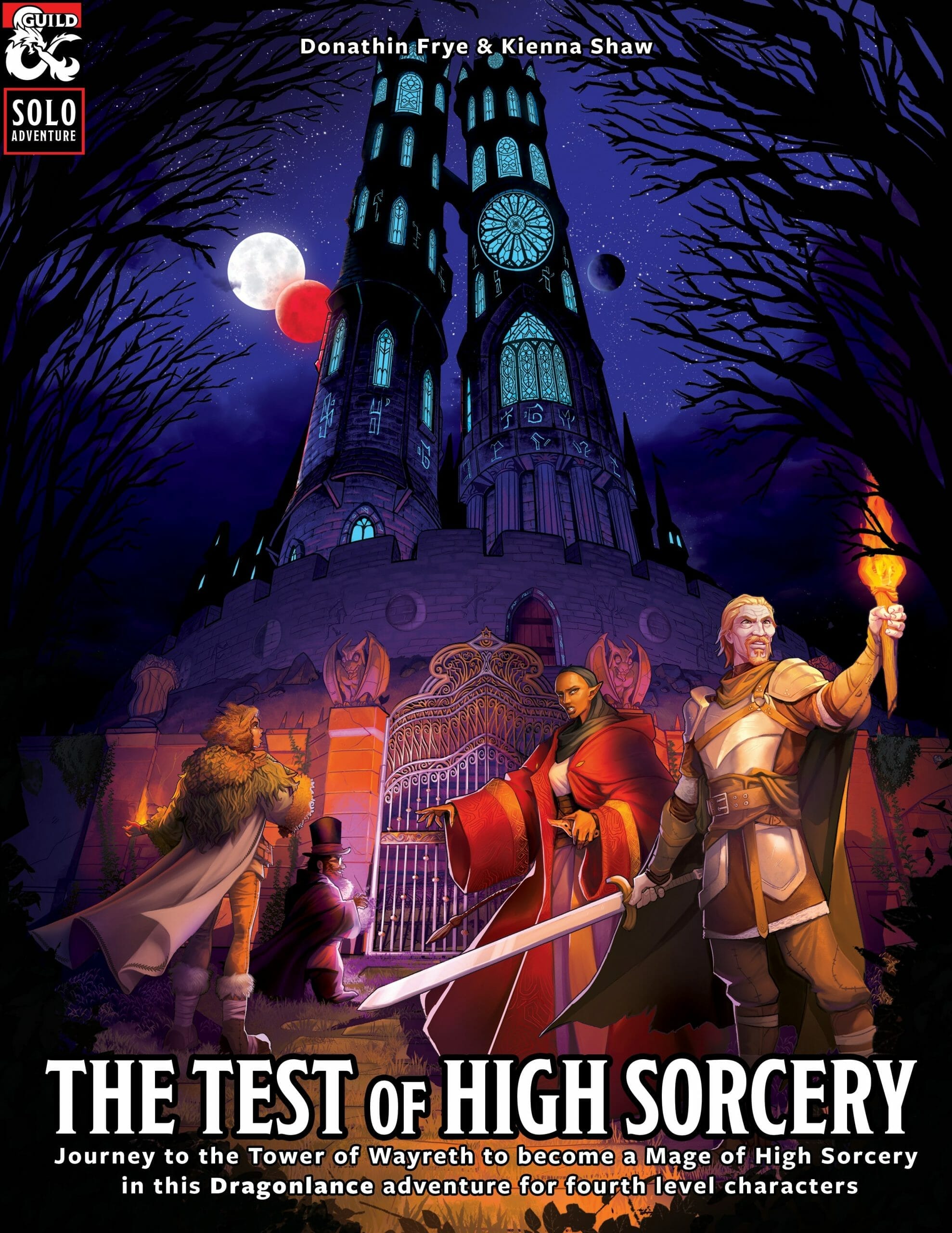 Solo D&D adventure with Dragonlance's The Test of High Sorcery