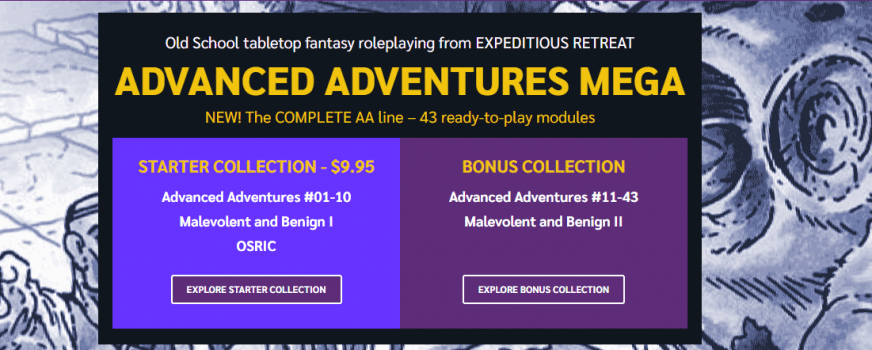 Advanced Adventures Mega bundle: Old school TTRPG scenarios from ...