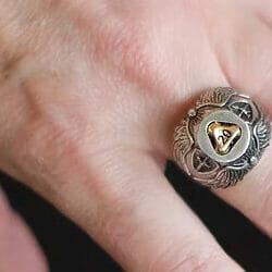 An exclusive look at the French luxury of the gold-plated D20 Mage Ring