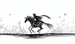 Border Riding is a storytelling game printed on a map