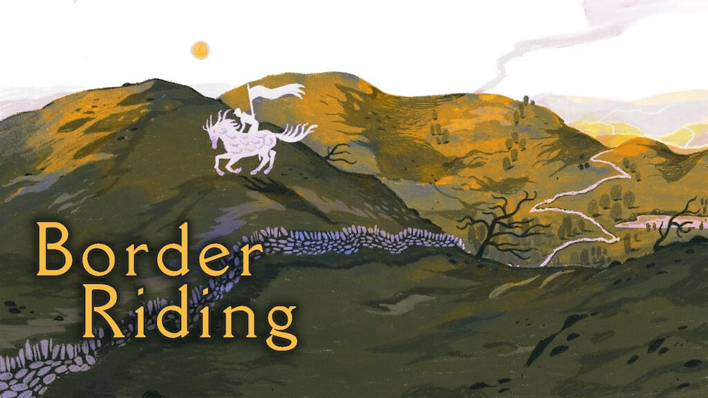 Border Riding is a storytelling game printed on a map
