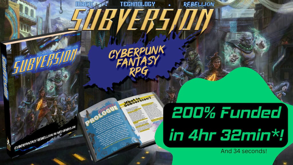 Subversion: Fragging Unicorns rides a cyberpunk fantasy RPG to success ...