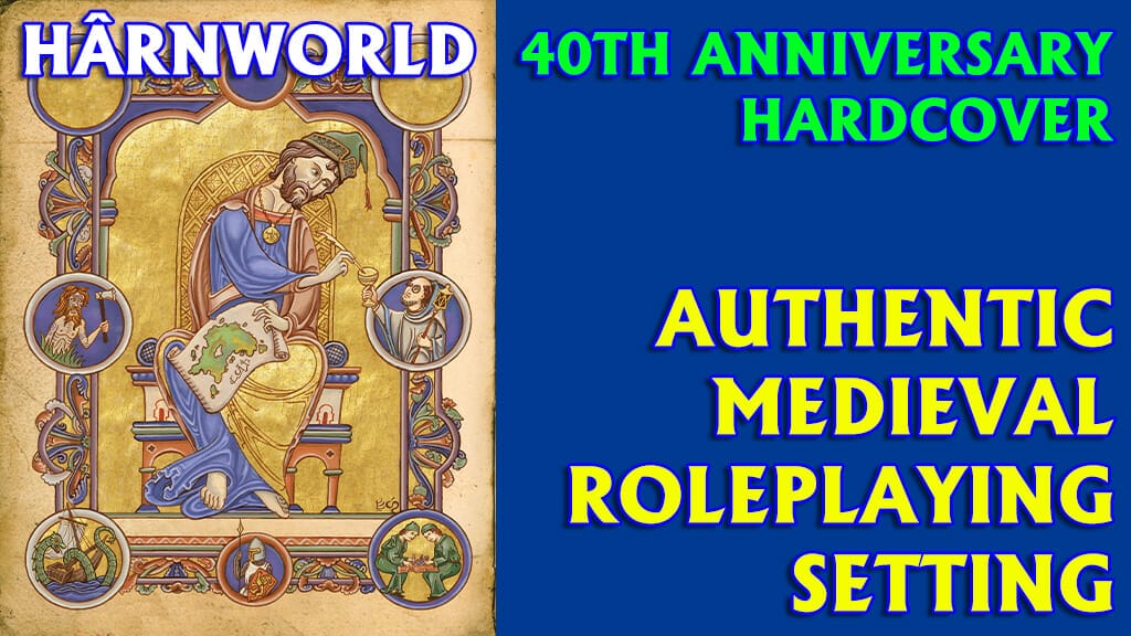 HarnWorld: Medieval Fantasy RPG gets a 40th-anniversary deluxe hardcover