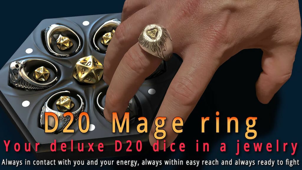 It's funding: Paris' D20 Mage Ring