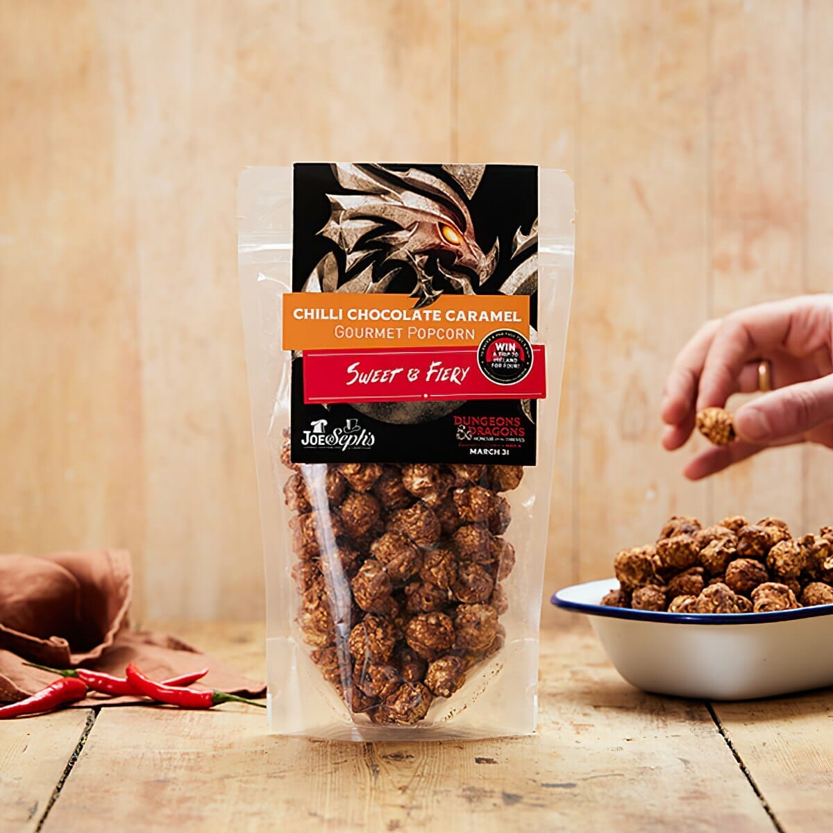 D&D official: Badass and spicy chocolate popcorn