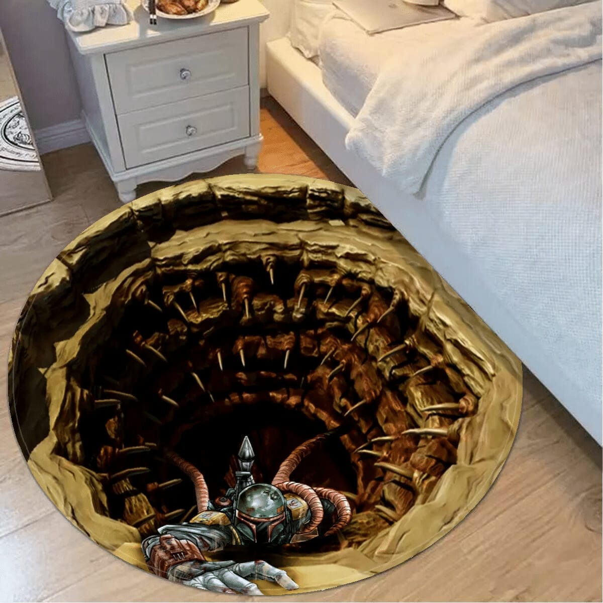 Sarlacc Pit: Optical illusion rug