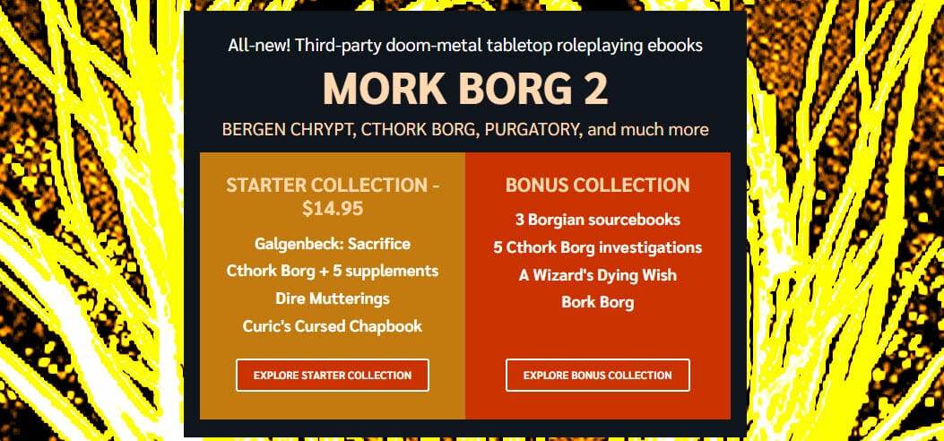 Bundle offer: Hold-up! Mork Borg 2 isn't what you might think