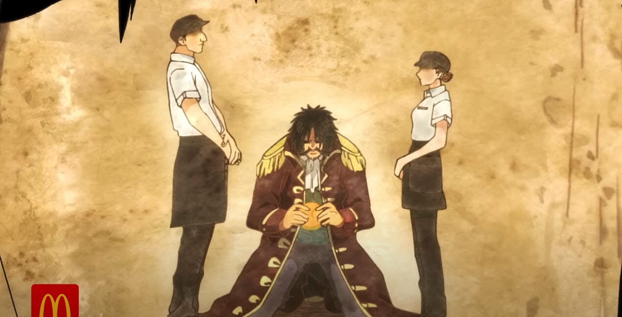 Japan's One Piece McDonald's advert is a work of lumpy drama