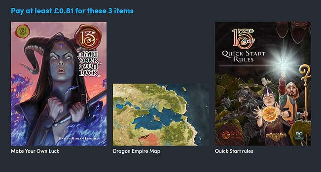 Award-winning TTRPG 13th Age gets a mega bundle Humble deal