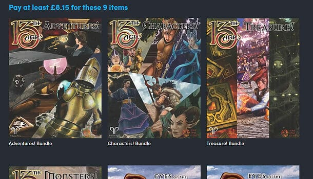 Award-winning TTRPG 13th Age gets a mega bundle Humble deal