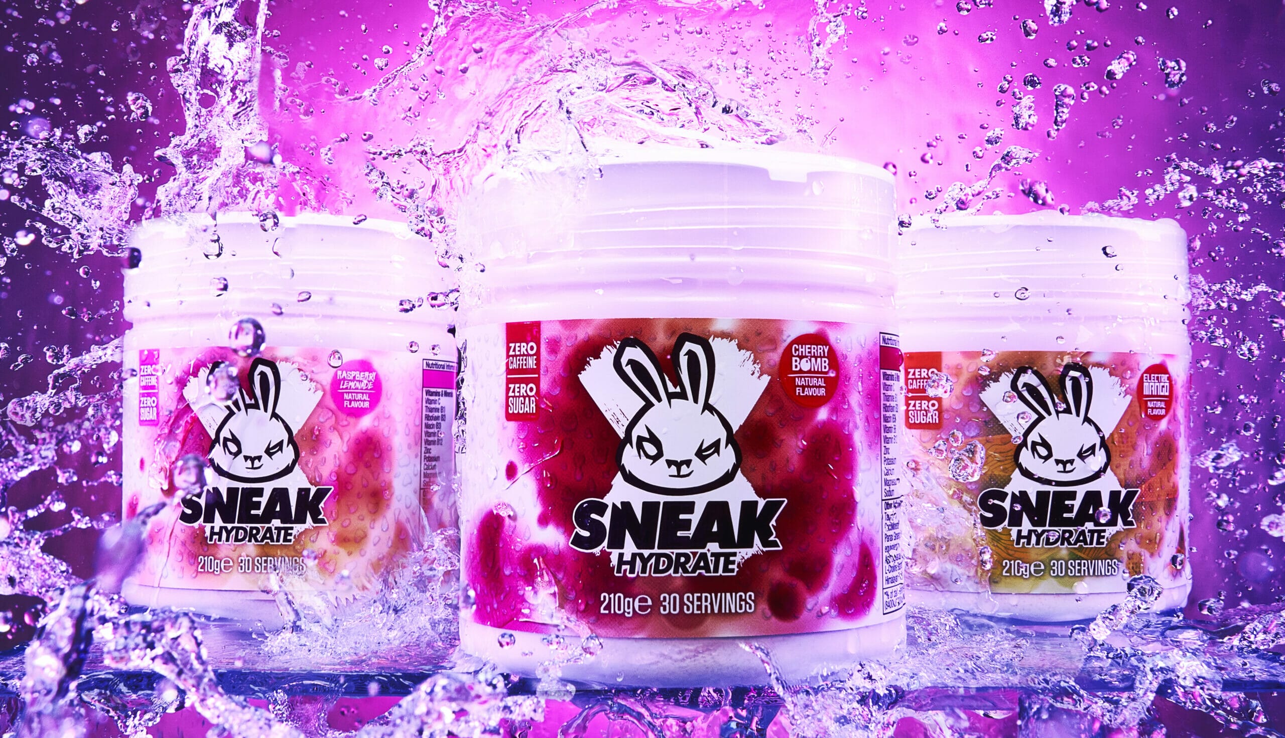 Sneak Hydrate - zero caffeine gamer juice, right?