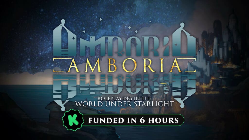 Amboria: Roleplaying in the World Under Starlight is designed by a poet