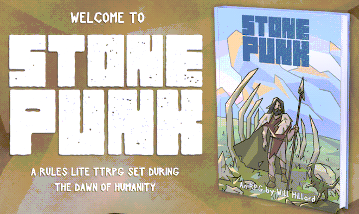 Stone Punk: A rules-lite prehistory-inspired fantasy RPG