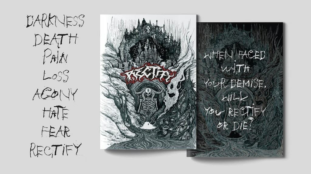 You've been evil: Rectify is a solo horror RPG about death