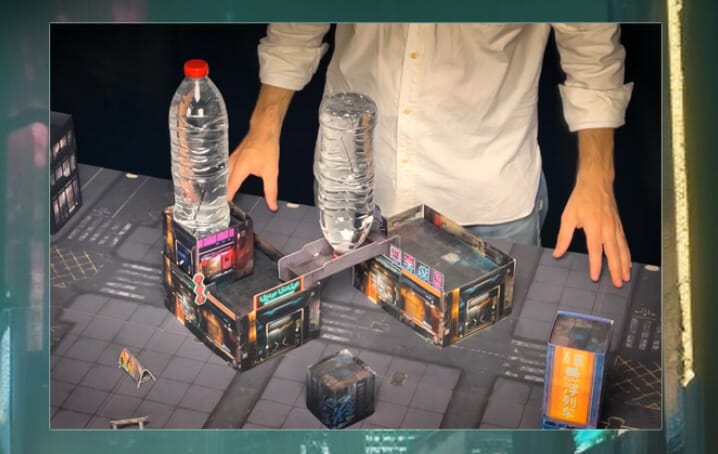 Play more on Foldable Worlds for the cyberpunk tabletop